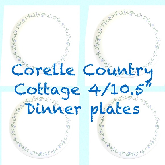Corelle | Dining | 4 Corelle Country Cottage Dinner Plates New | Poshmark